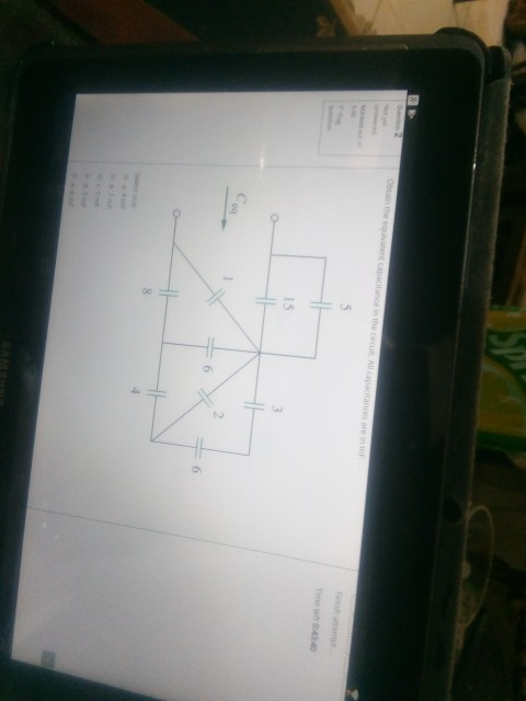 Solved Det the equivalent capacitance in the All | Chegg.com