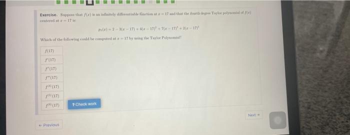 Solved Exercise. For the function () (), this will do you | Chegg.com