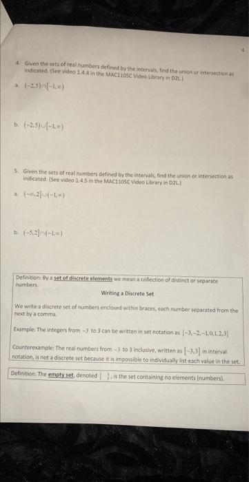 Solved Objective: Translate among inequality expression, | Chegg.com