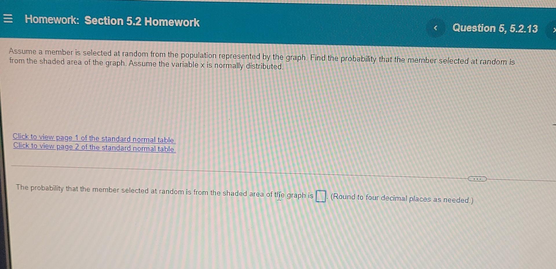 Solved 5 Homework Section 5 2 Homework Question 5 5 2 13