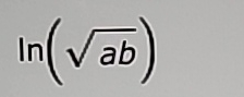 Solved expand using laws of logarithms ln(ab2) | Chegg.com