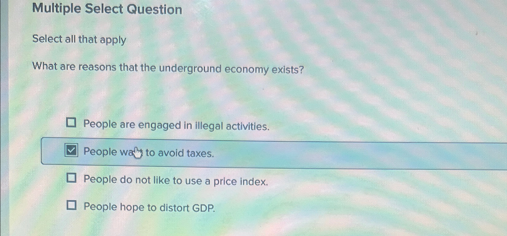 Solved Multiple Select Questionselect All That Applywhat Are 5526