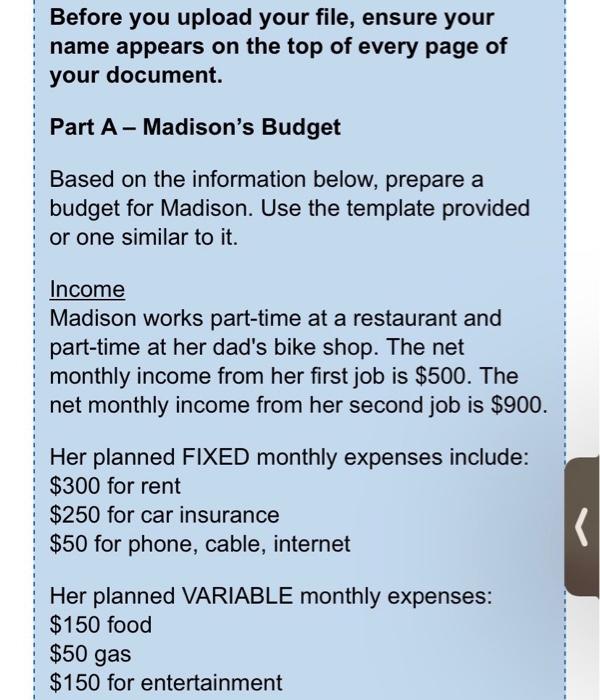 Solved Before you upload your file, ensure your name appears | Chegg.com