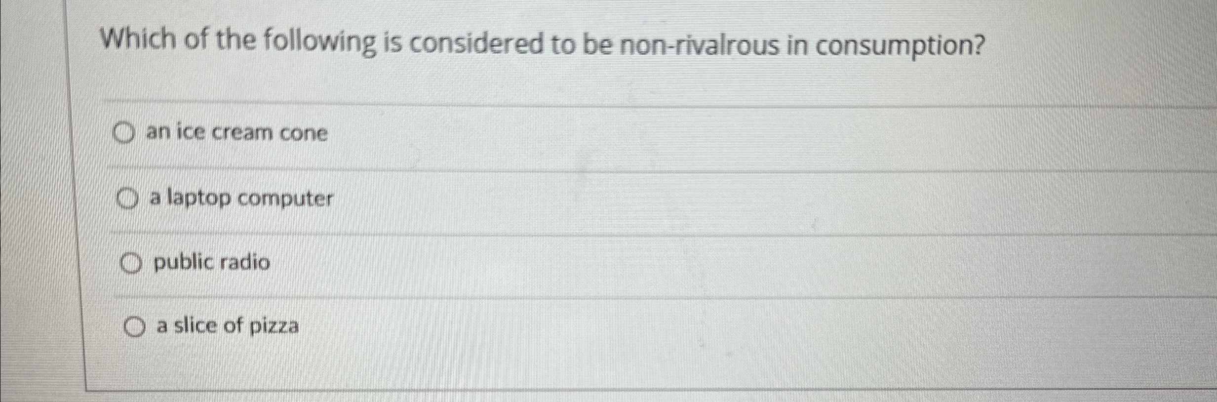Solved Which of the following is considered to be | Chegg.com