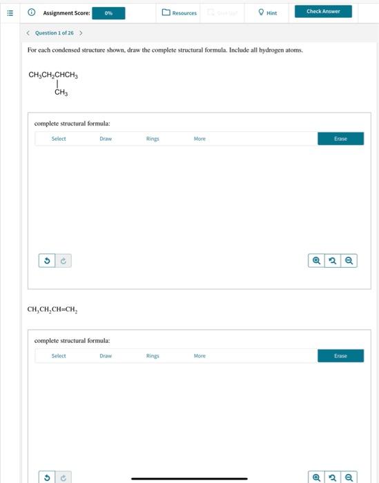Solved ili Assignment Score: ON Resources Hint Check Answer | Chegg.com