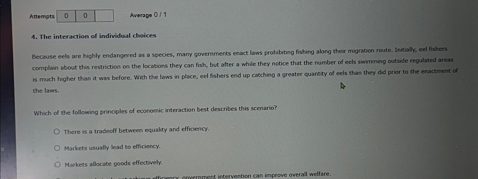 Solved Attempts00Average 014. ﻿The interaction of individual | Chegg.com