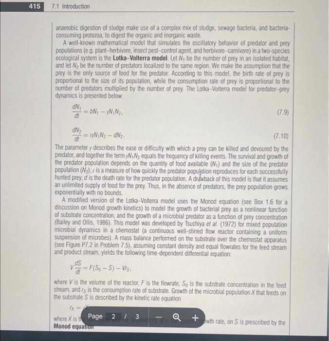 Box 7.3A Dynamics of an epidemic outbreak When | Chegg.com