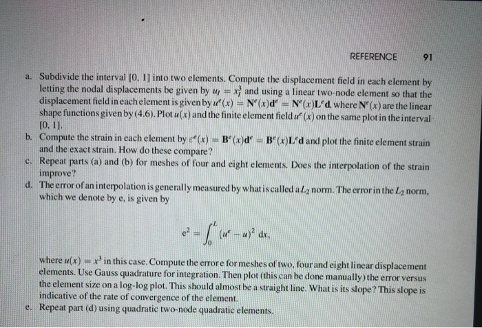 Solved Problems Problem 4.1 Consider a four-node cubic | Chegg.com