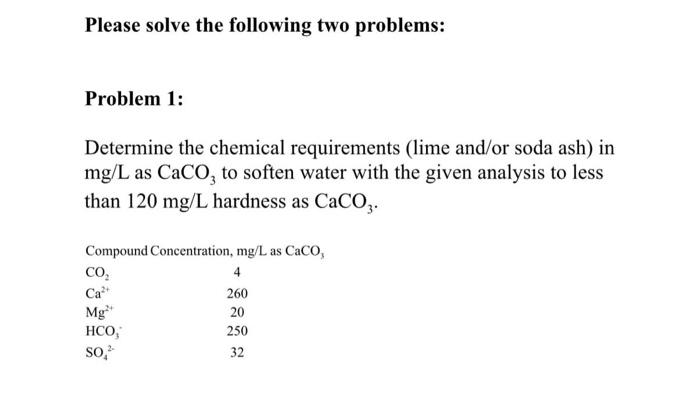 Solved Please solve the following two problems: Problem 1: | Chegg.com