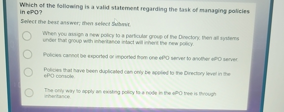 Solved Which of the following is a valid statement regarding | Chegg.com