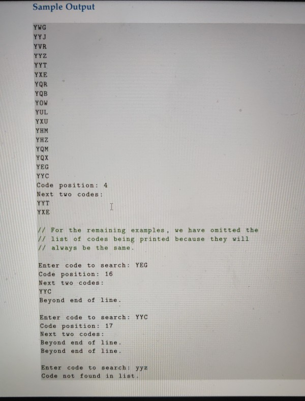 Solved You are provided with a file named code.txt that | Chegg.com