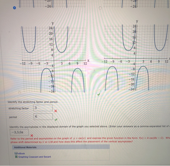 Solved Sketch two periods of the graph for the following | Chegg.com