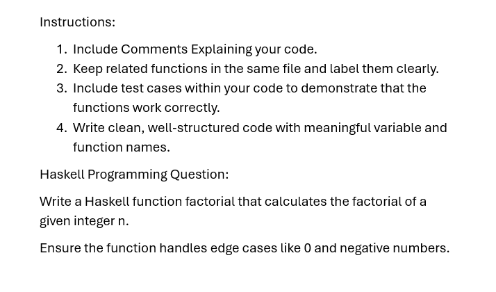 Solved Answer the Haskell programming question below | Chegg.com Solved Answer the Haskell programming question below | Chegg.com