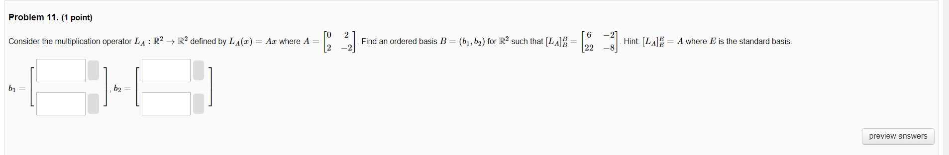 Solved Problem 11. (1 point)Consider the multiplication | Chegg.com Solved Problem 11. (1 point)Consider the multiplication | Chegg.com