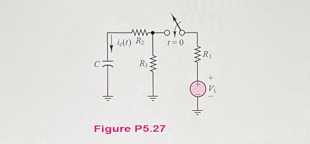 Solved 5 30 ﻿steady State Conditions Exist In The Circuit