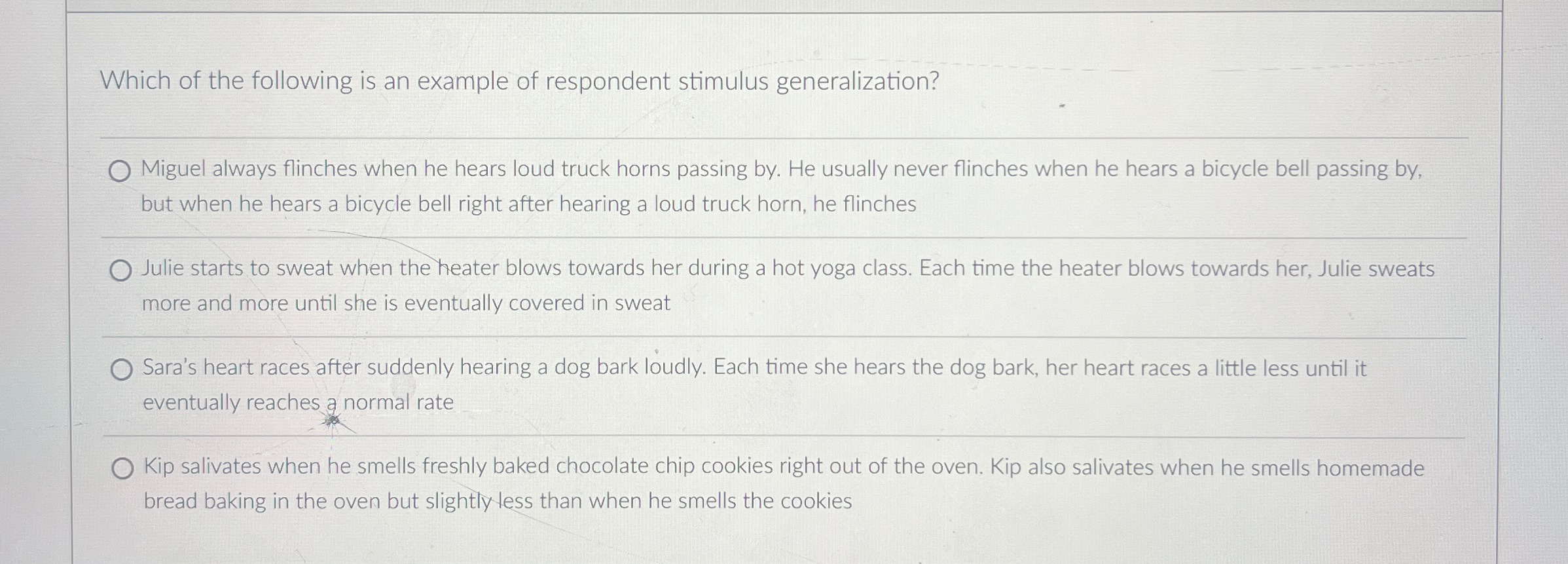 Solved Which of the following is an example of respondent | Chegg.com