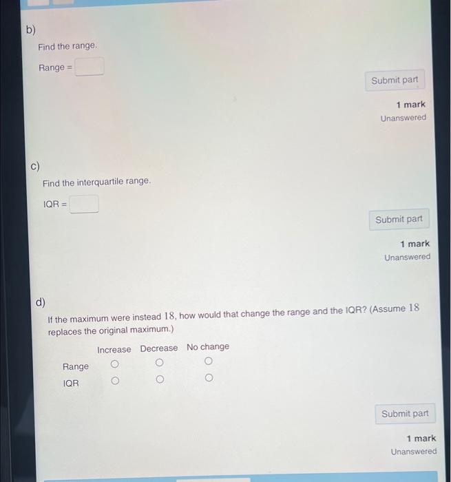 Solved Use the box plot to answer the following questions. | Chegg.com