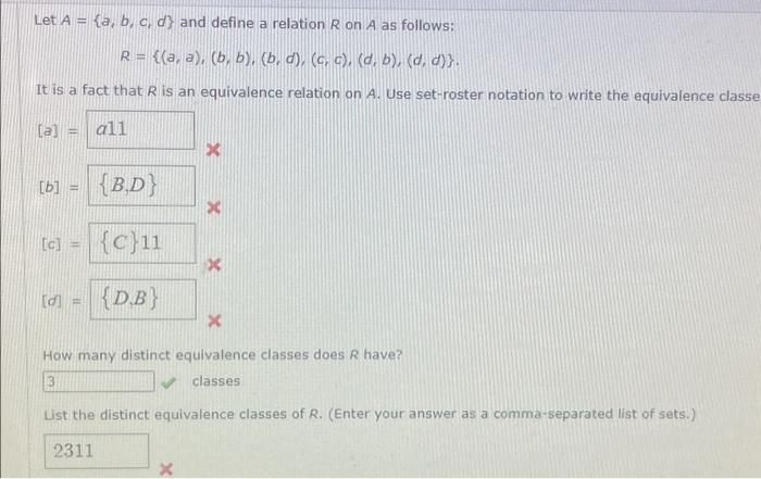 Solved Let A = {a, b, c, d) and define a relation R on A as | Chegg.com