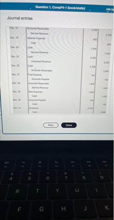 Solved Use the transaction dates as posting references. Use | Chegg.com