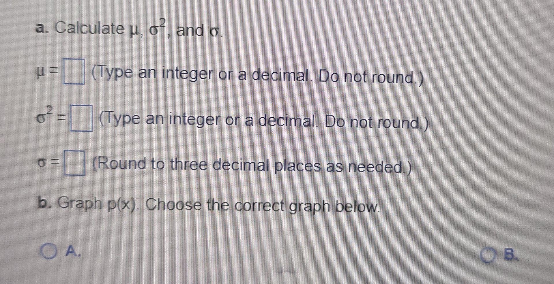 Solved Consider the probability distribution for the random | Chegg.com