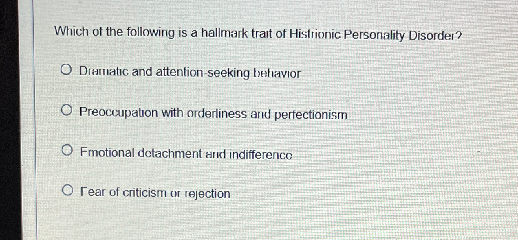 Solved Which of the following is a hallmark trait of | Chegg.com