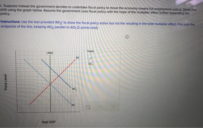 Solved The graph below depicts an increase in aggregate | Chegg.com