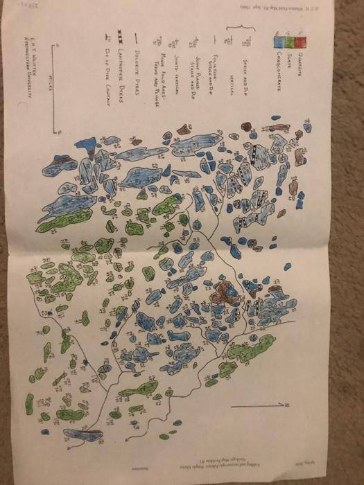 Exercise 1. Using colored pencils, color in the three | Chegg.com