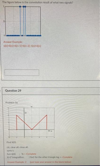 The figure below is the convolution result of what | Chegg.com