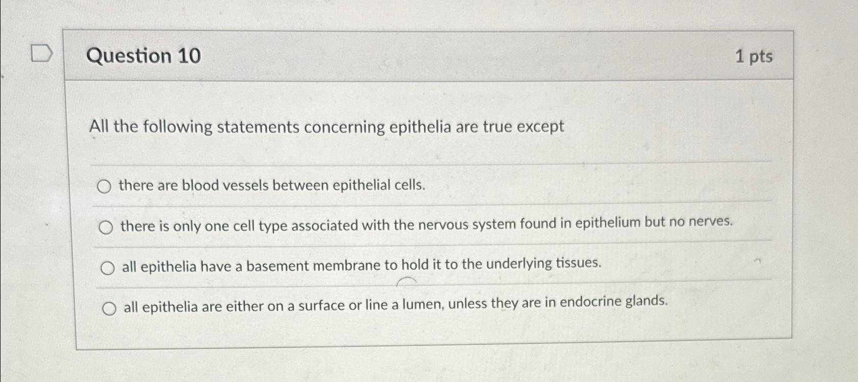 Solved Question 101ptsAll the following statements | Chegg.com