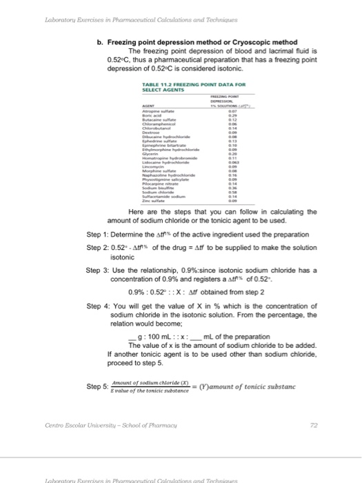isotonic solution please help me as soon as possible | Chegg.com