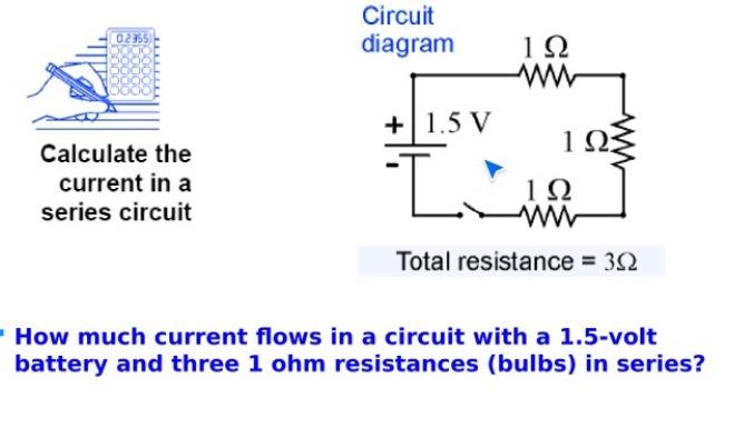 Solved " A light bulb with a resistance of 1.5Ω is connected | Chegg.com