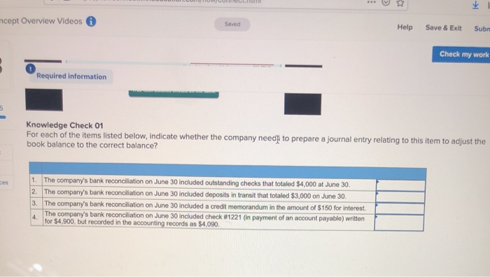 Solved mcept Overview Videos 6 Saved Help Save & Exit Sub | Chegg.com