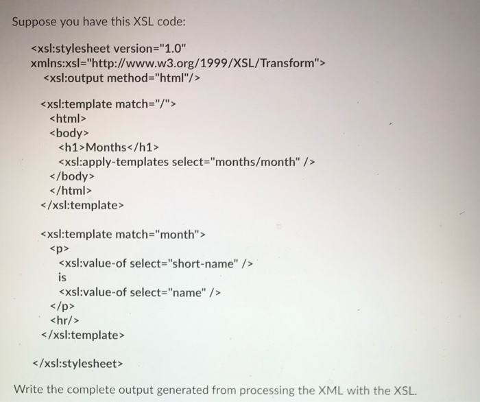 Solved Question 25 (10 points) Suppose you have this XML | Chegg.com