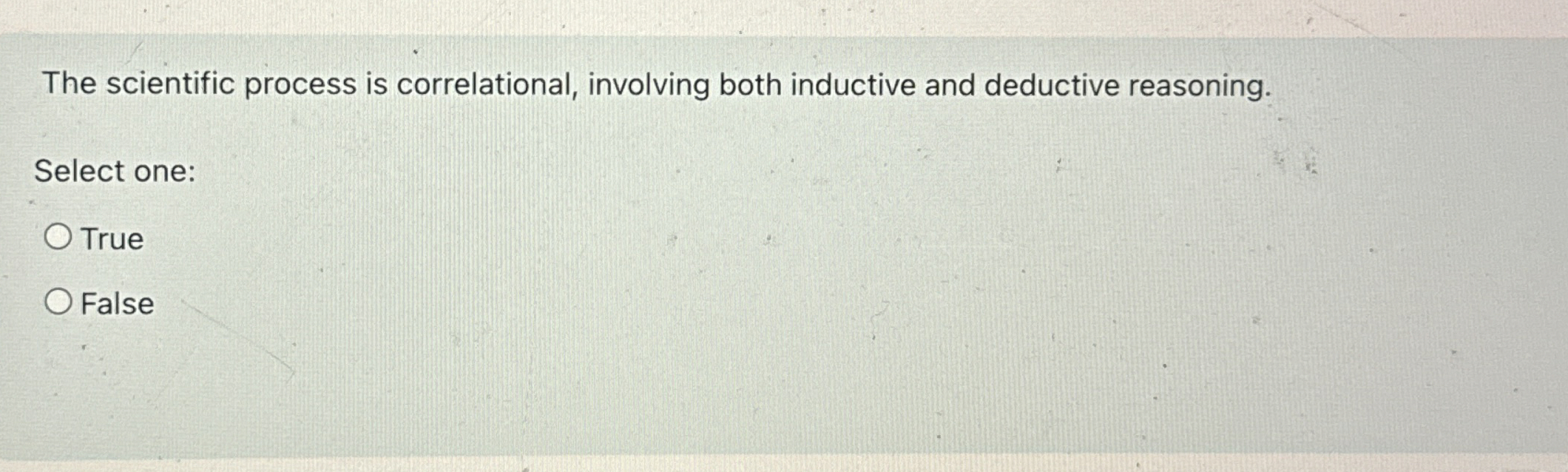High Quality SOLUTION The scientific process is correlational, involving | Chegg.com