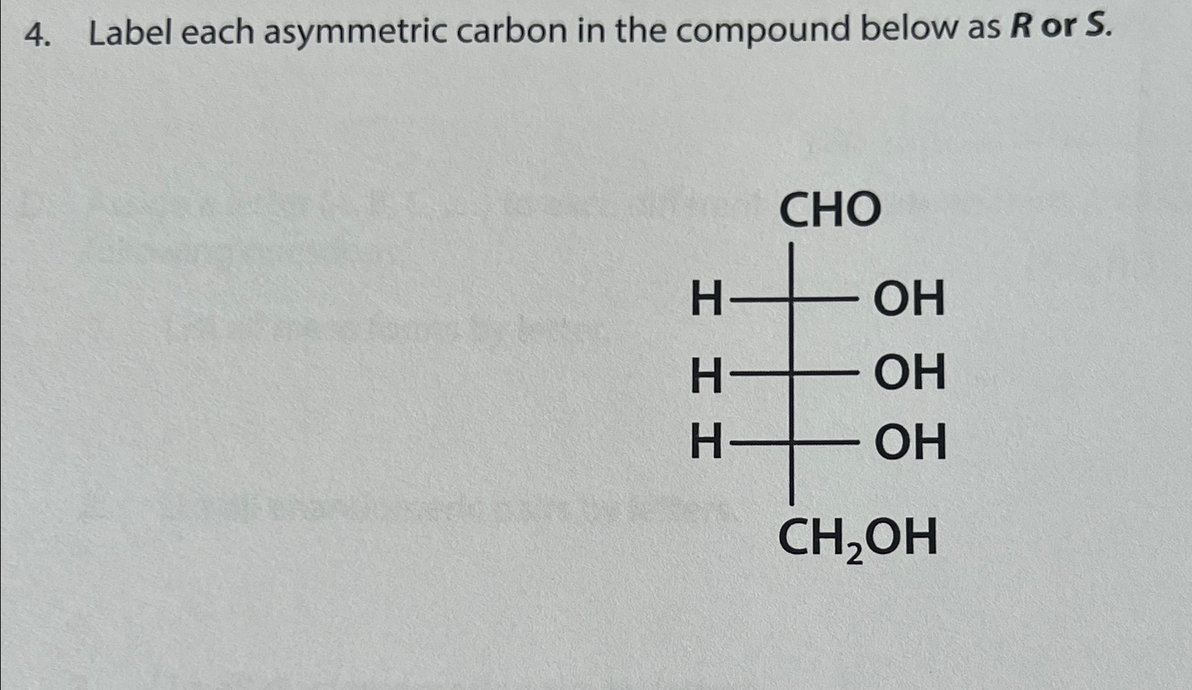 Solved Label each asymmetric carbon in the compound below as | Chegg.com