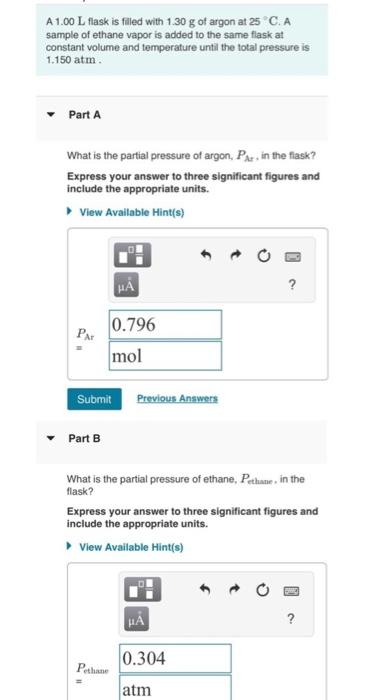 Solved A 1.00 L flask is filed with 1.30 g of argon at 25∘ | Chegg.com