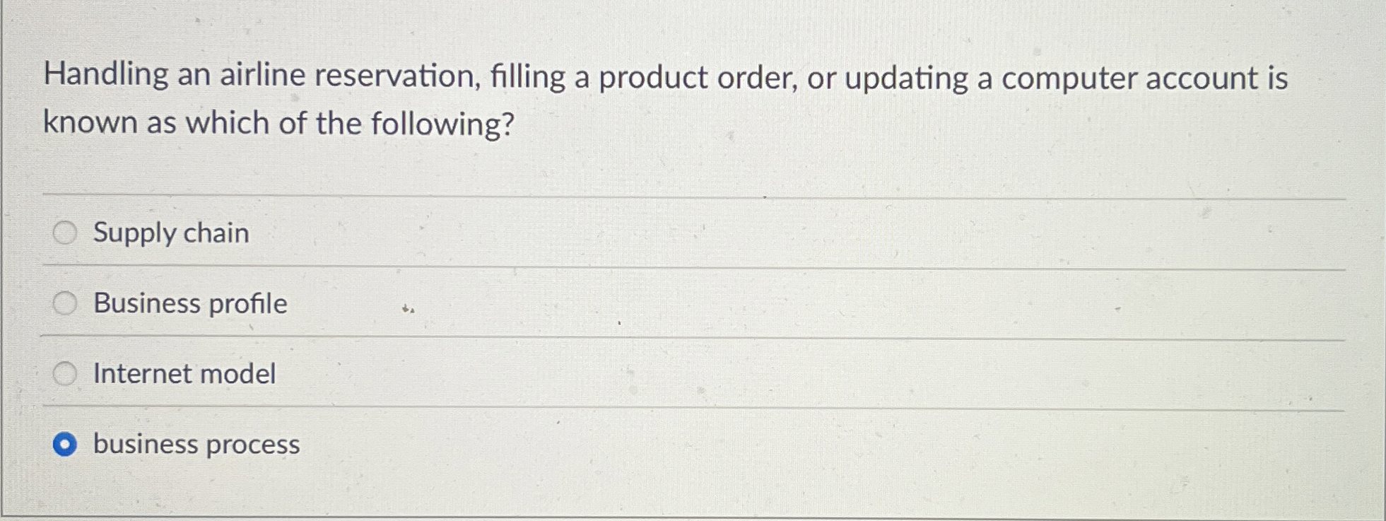 Solved Handling an airline reservation, filling a product | Chegg.com