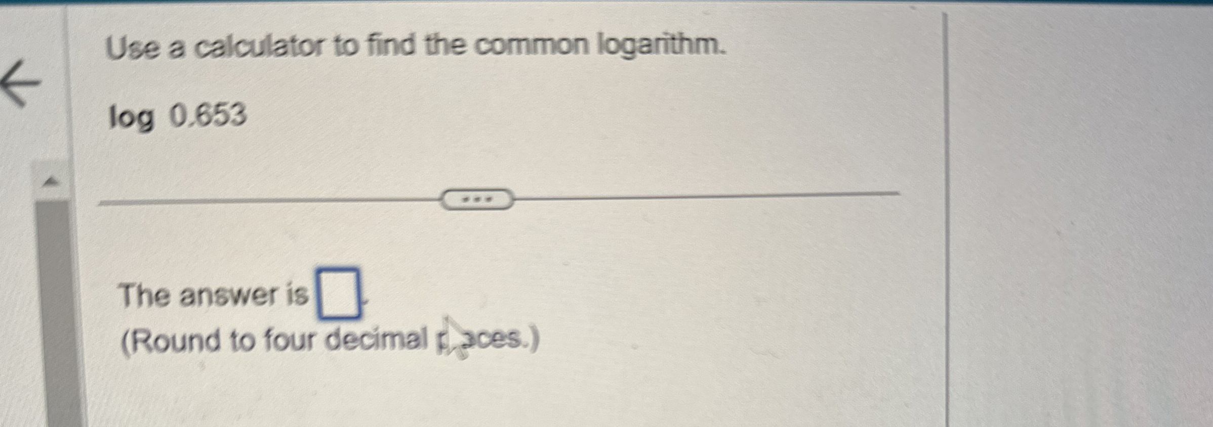 Solved Use a calculator to find the common | Chegg.com