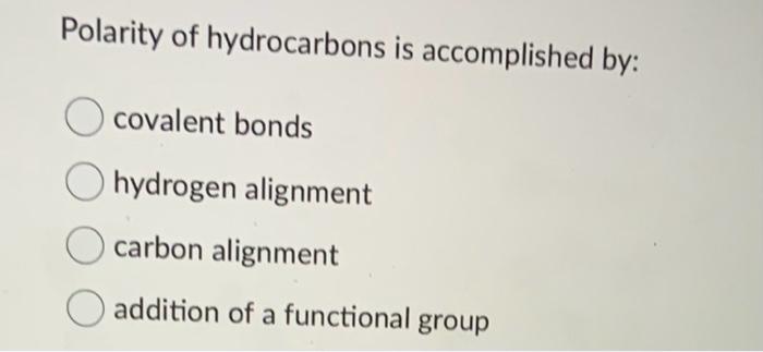 Solved A hydrolysis reaction splits larger molecule into 2 | Chegg.com