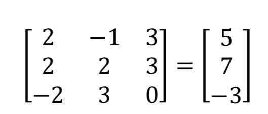 Solved Solve by Cramer´s Rule to solve the 3x3 linear system | Chegg.com