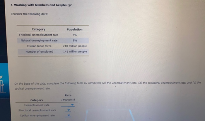 Solved 6. Working with Numbers and Graphs Q6 Consider the | Chegg.com