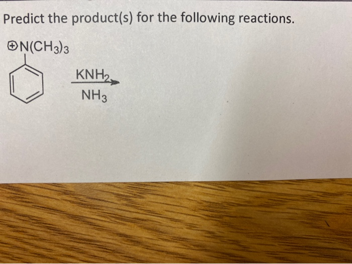 Solved Predict the product(s) for the following reactions. | Chegg.com