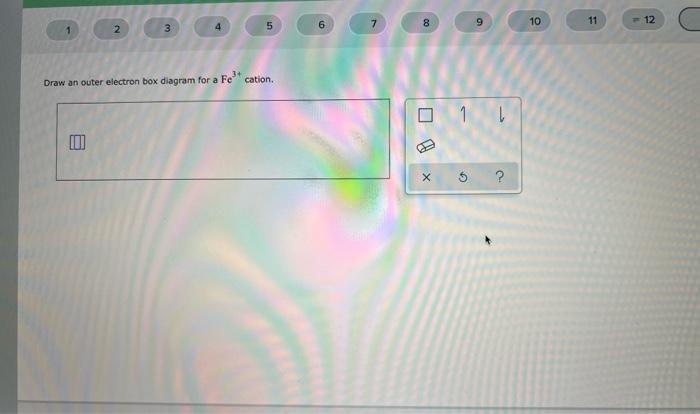 Solved Draw an outer electron box diagram for a Tc cation.A | Chegg.com
