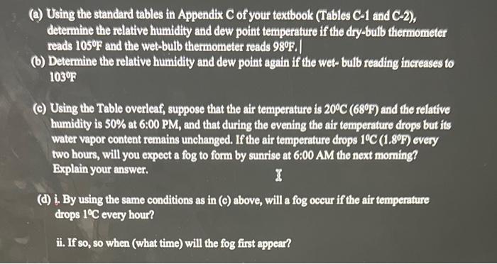 Solved (a) Using the standard tables in Appendix C of your | Chegg.com