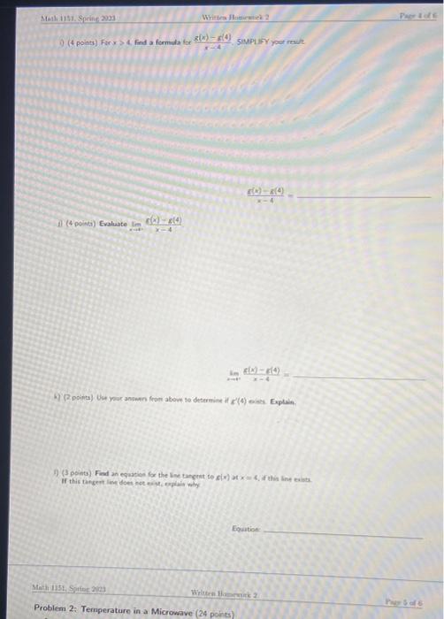 Problem 1: Finding Secant and Tangent Lines ( 36 | Chegg.com