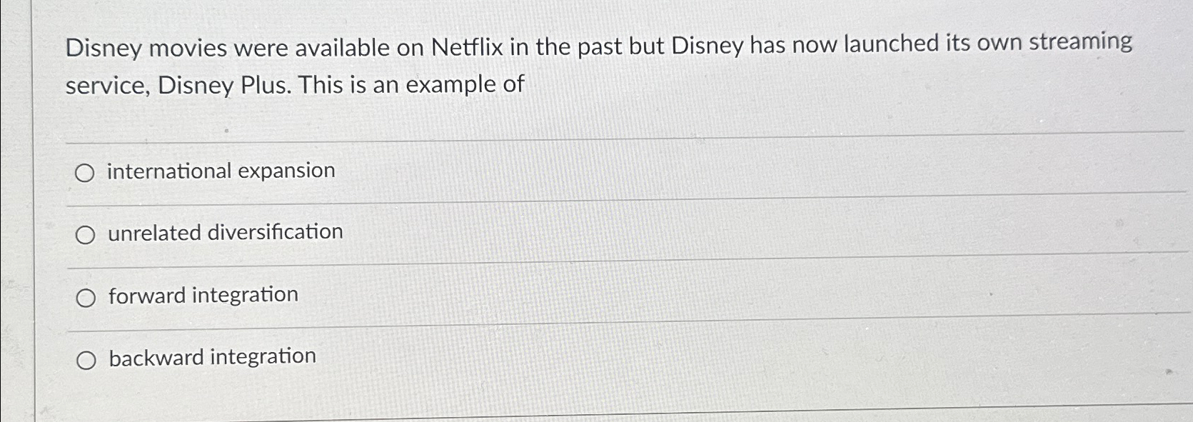 Solved Disney movies were available on Netflix in the past | Chegg.com