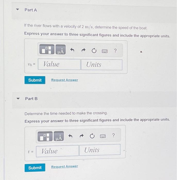 Solved A man can row a boat at 5 m/s in still water. He | Chegg.com