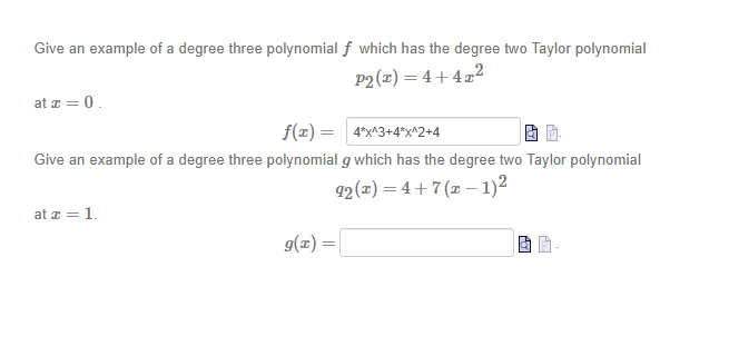 Solved Give an example of a degree three polynomial f ﻿which | Chegg.com