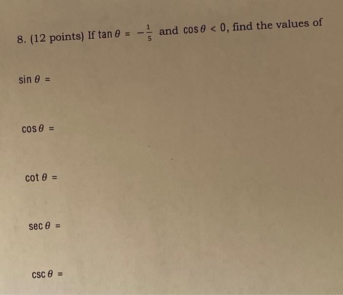 Solved 7. (12 points) Graph y=tan(2x) Make sure to show a | Chegg.com