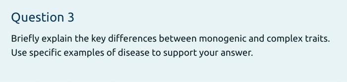 Solved Question 3 Briefly explain the key differences | Chegg.com